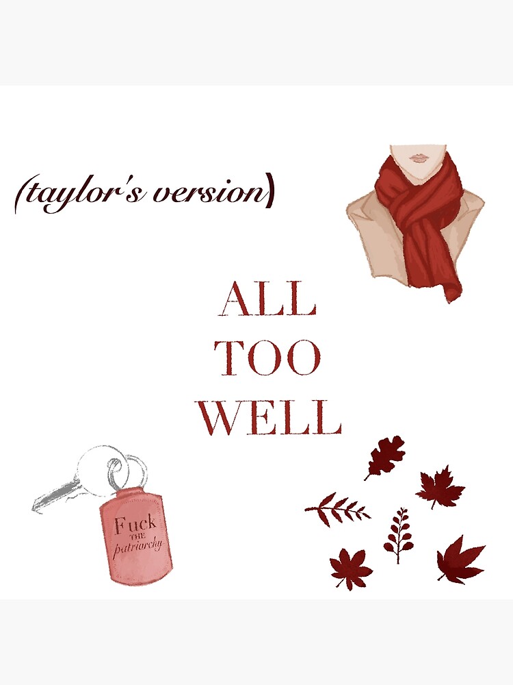 "All too well Taylor Swift sticker pack" Poster for Sale by Cosmyna ...
