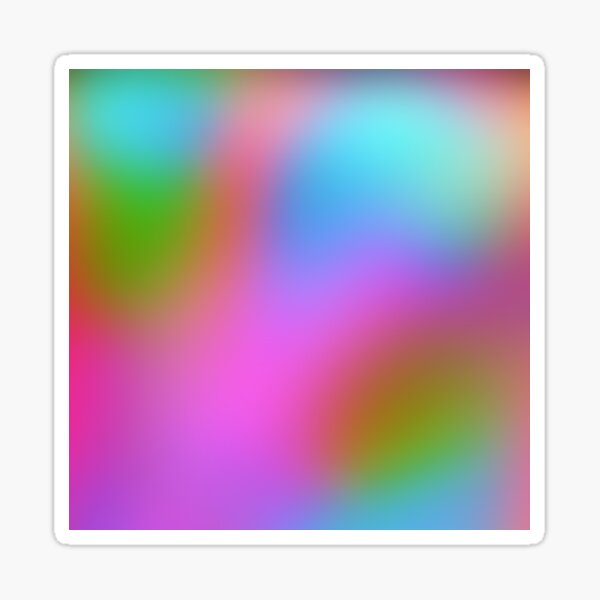 "ASMR RGB IV" Sticker for Sale by fabienkaci | Redbubble