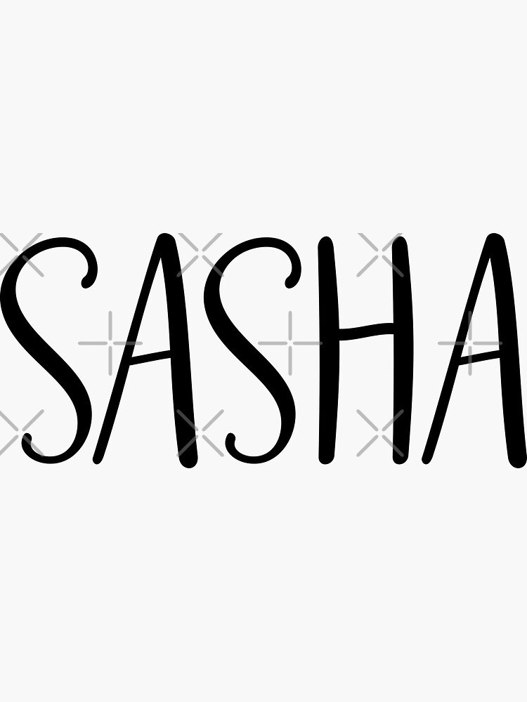 "sasha" Sticker for Sale by mavagraphics | Redbubble