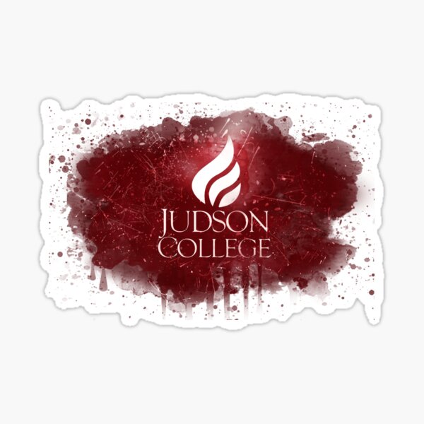 "Judson College Rustic Watercolor Logo" Sticker by primeadventure ...