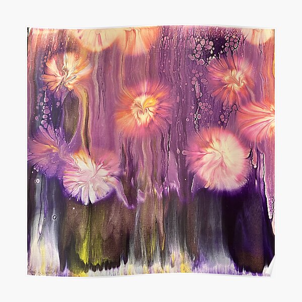 "SLB Designs abstract Fireworks" Poster for Sale by sbricker66 | Redbubble