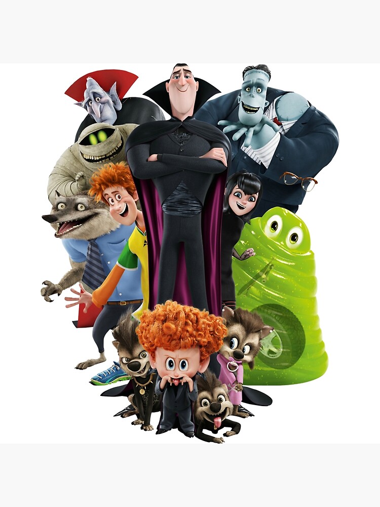"all character hotel transylvania" Poster for Sale by anaar248 | Redbubble
