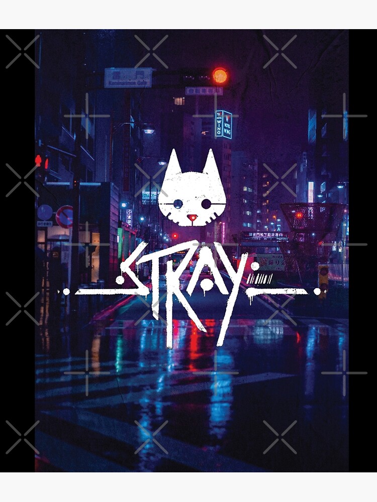 "stray logo essential" Poster for Sale by Pluto's Art | Redbubble