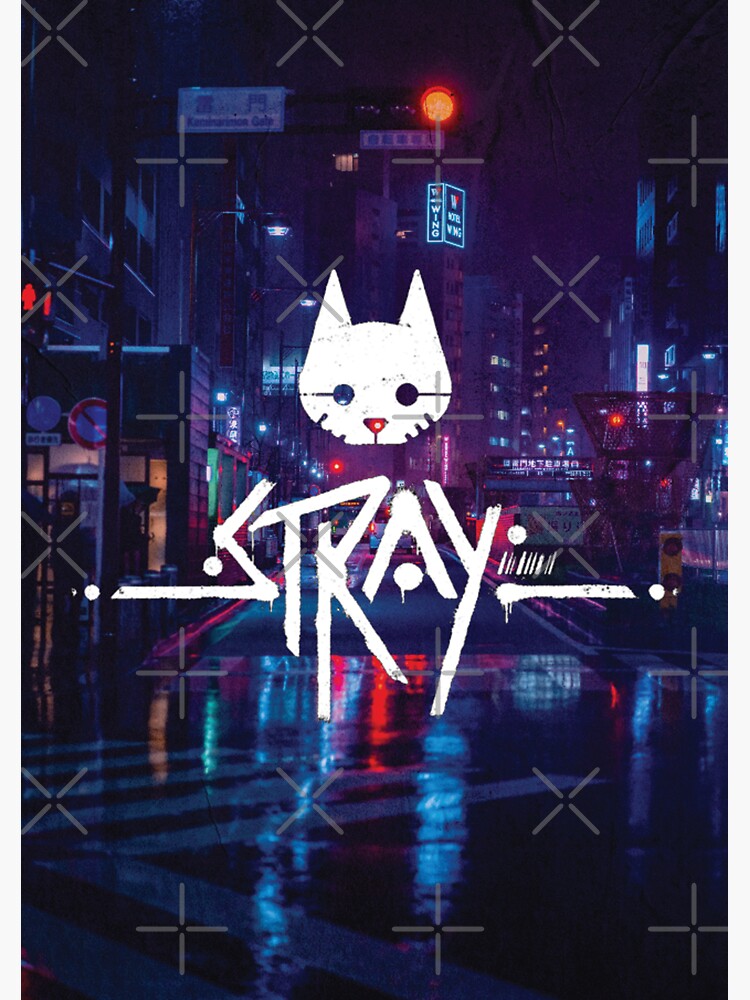 "stray logo essential" Sticker for Sale by Pluto's Art | Redbubble
