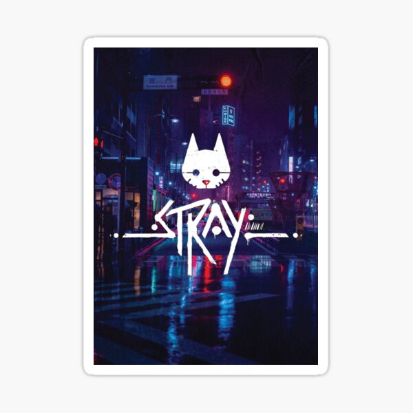 "stray logo essential" Sticker for Sale by Pluto's Art | Redbubble