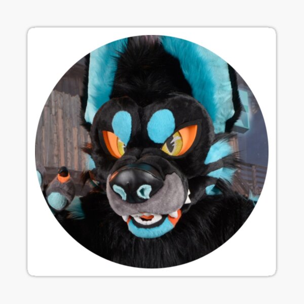 "Raze Fursuit Sticker" Sticker for Sale by TwilightSaint0 | Redbubble