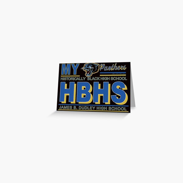 "James B. Dudley High School HBHS EST 1929 My HBHS" Greeting Card for ...