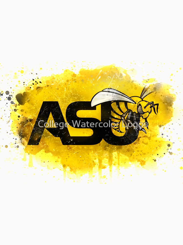 "Alabama State University Rustic Watercolor Logo" Essential T-Shirt for ...