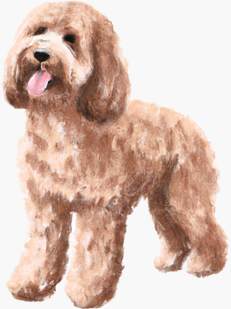 "Cockapoo Dog" Sticker for Sale by MattJ-Designs | Redbubble