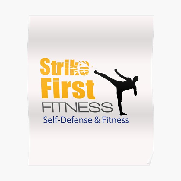 "StrikeFirstFitness Main Logo" Poster for Sale by DiasAn | Redbubble