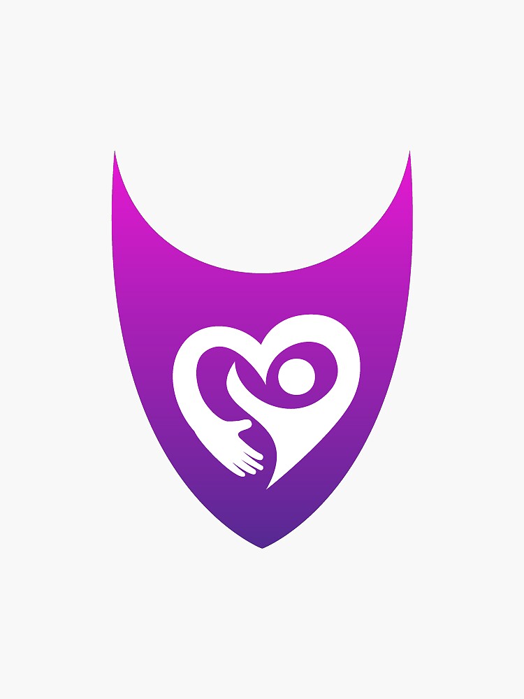 "SHERO SHIELD LOGO" Sticker for Sale by SHEROFoundation | Redbubble