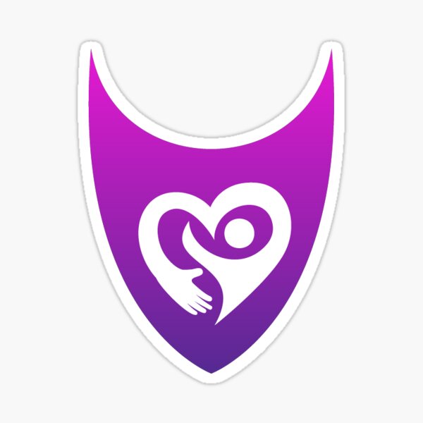 "SHERO SHIELD LOGO" Sticker for Sale by SHEROFoundation | Redbubble