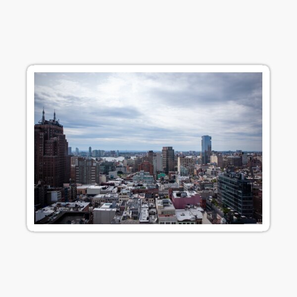 "City Scape Downtown" Sticker for Sale by ohscahr | Redbubble