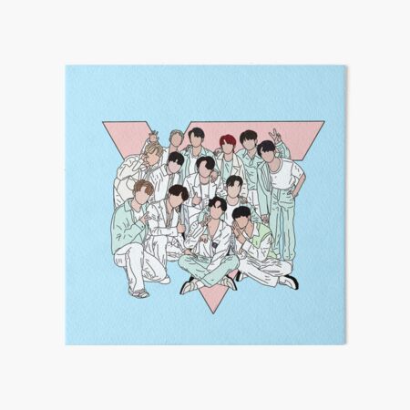 "Seventeen Dar+ling " Art Board Print for Sale by bandfanarii | Redbubble