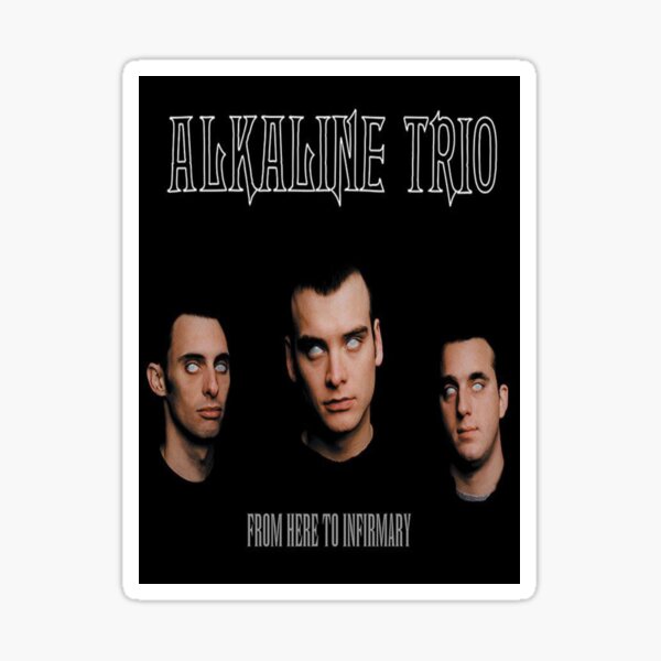 "best alkaline trio best selling" Sticker for Sale by Fetter20 | Redbubble