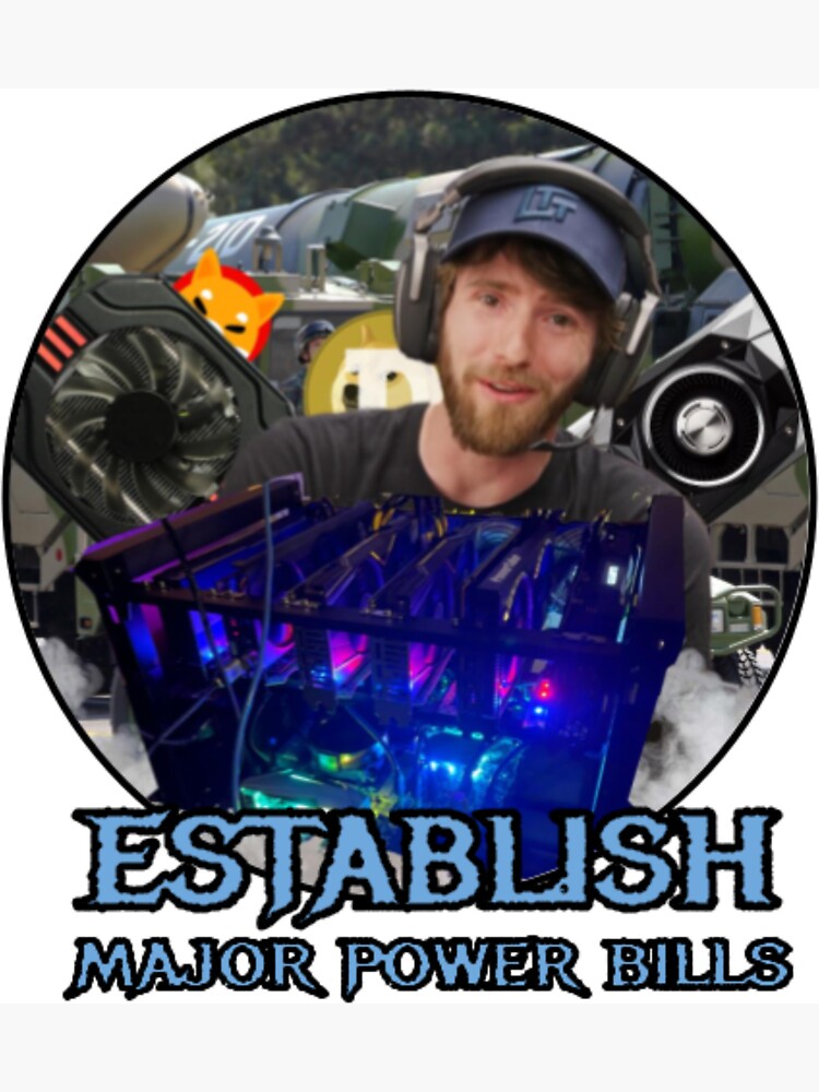 Imán «ESTABLECER PRINCIPALES FACTURAS DE ENERGÍA MERCH (Linus Tech Tips ...