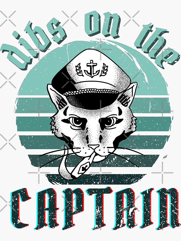 "Dibs on the Captain funny vintage retro wife" Sticker for Sale by ...