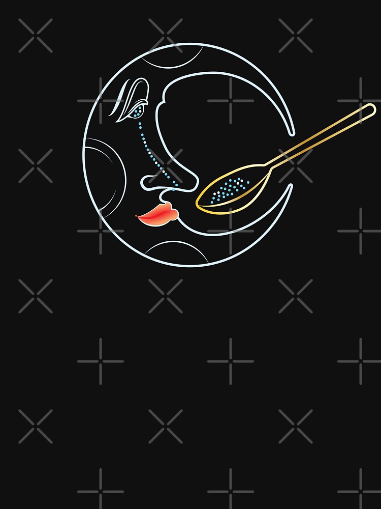"Moon spoon Neon" T-shirt for Sale by dojranliev | Redbubble ...