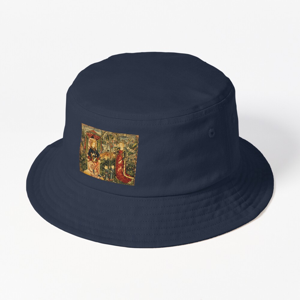 "Two Riddles of the Queen of Sheba, Medieval Tapestry" Pillow for Sale ...