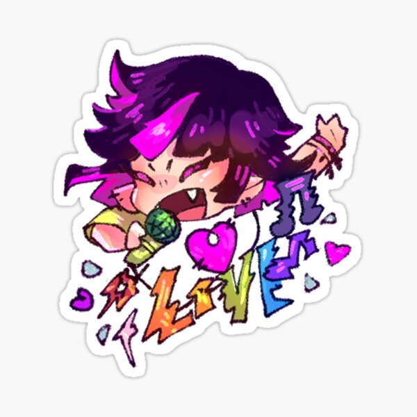 "Live love and… screamo?" Sticker for Sale by its-aleois | Redbubble