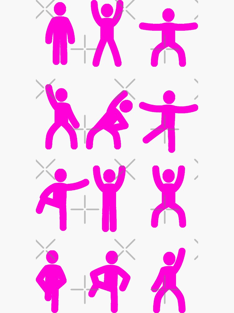 "Sports Stickman" Sticker for Sale by Aleksander37 | Redbubble