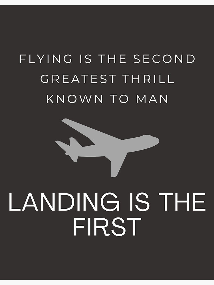 "Aviation quote" Sticker for Sale by TheAviatorsDen | Redbubble