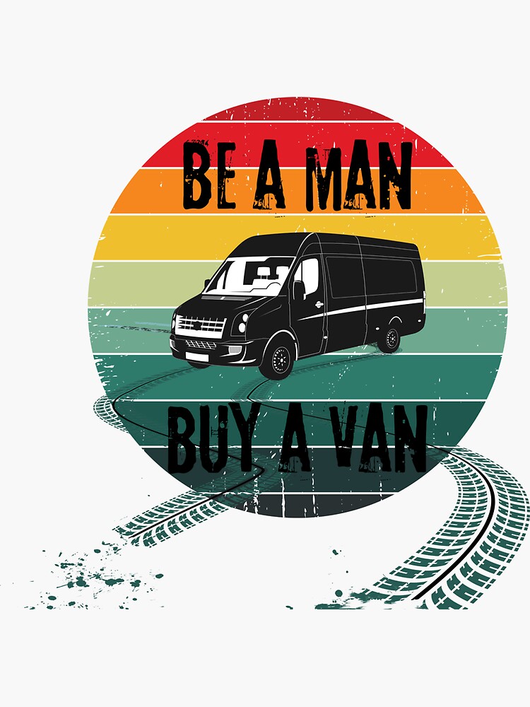 "Van Life Camping Travel Adventure Road Trip Outdoors" Sticker for Sale ...