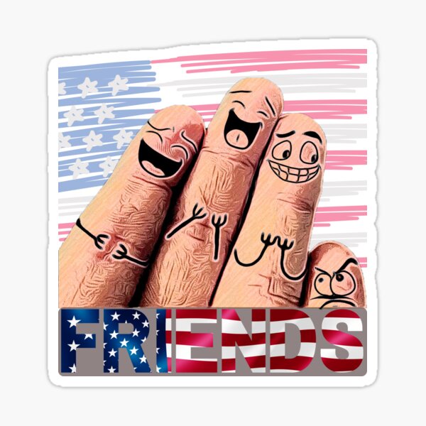 "Finger Friends | National Friends day | International day of ...