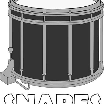 "Marching Snare Drum With Snares on bottom" Sticker for Sale by ...