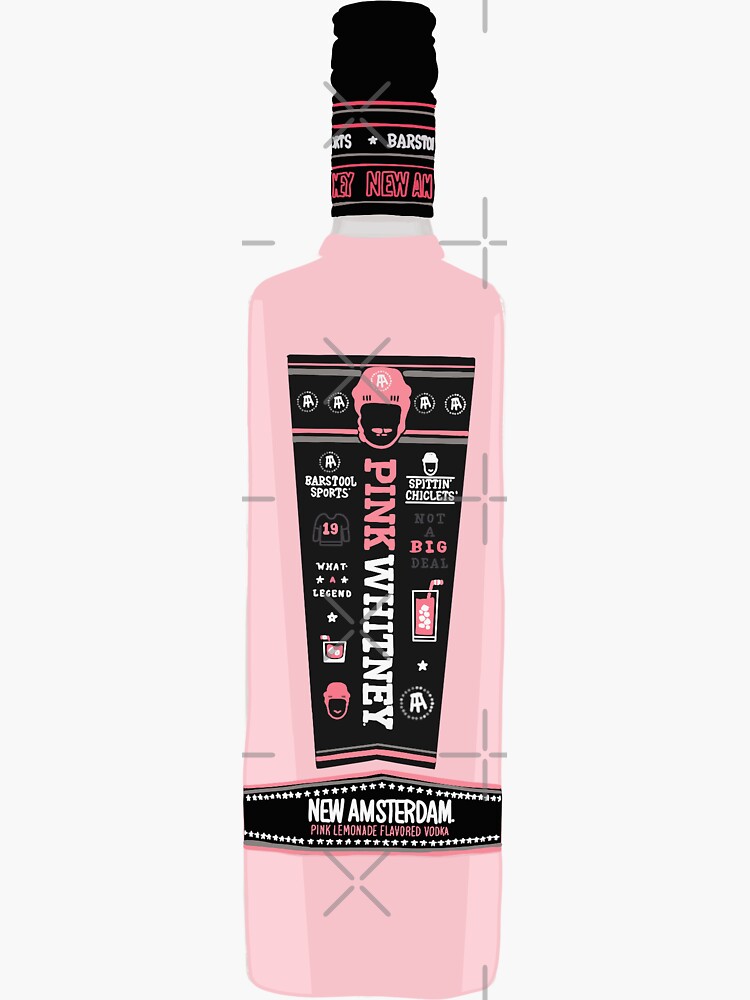 "Pink Whitney Bottle" Sticker for Sale by brooklynncm | Redbubble