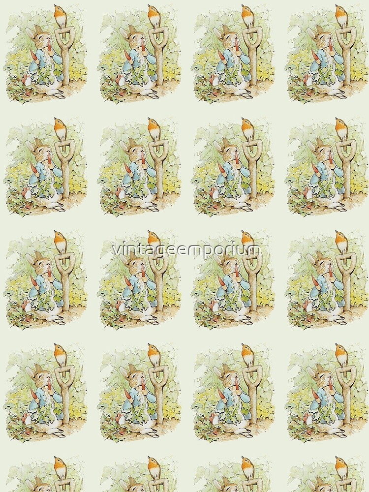 "Peter Rabbit Eating Carrots - Beatrix Potter" T-shirt for Sale by ...