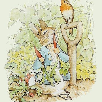 "Peter Rabbit Eating Carrots - Beatrix Potter" Journal for Sale by ...