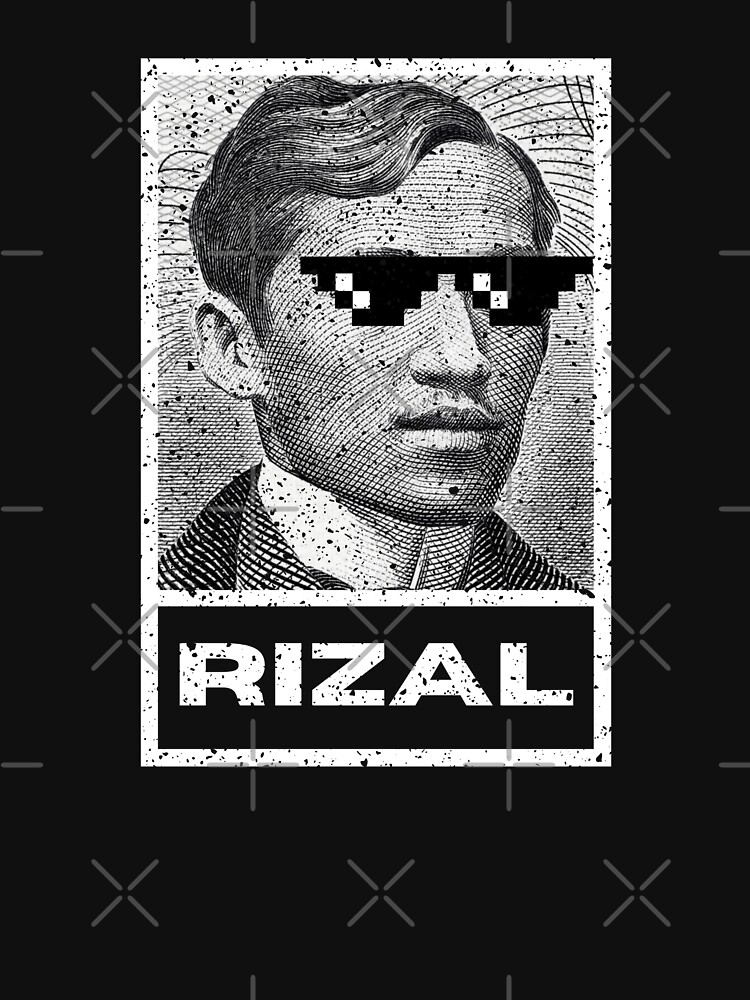 "Jose Rizal a historic Philippine revolutionary with 8 bit sunglasses ...