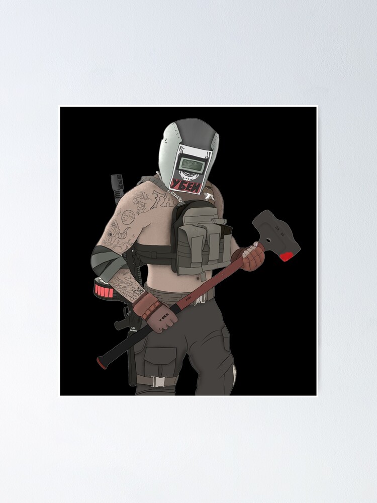 "Tagilla From Escape From Tarkov Drawing Art" Poster for Sale by ...