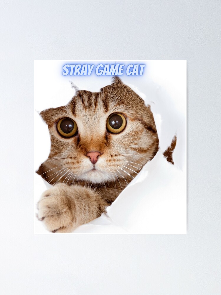 "stray game cat " Poster for Sale by gehad93 | Redbubble