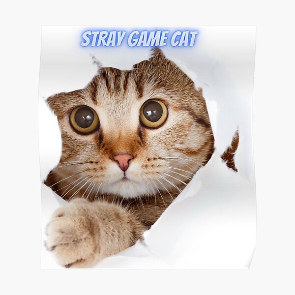 "stray game cat " Poster for Sale by gehad93 | Redbubble