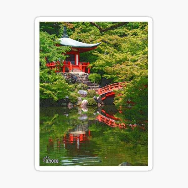 "Kyoto Japan City" Sticker for Sale by PostersStickers | Redbubble