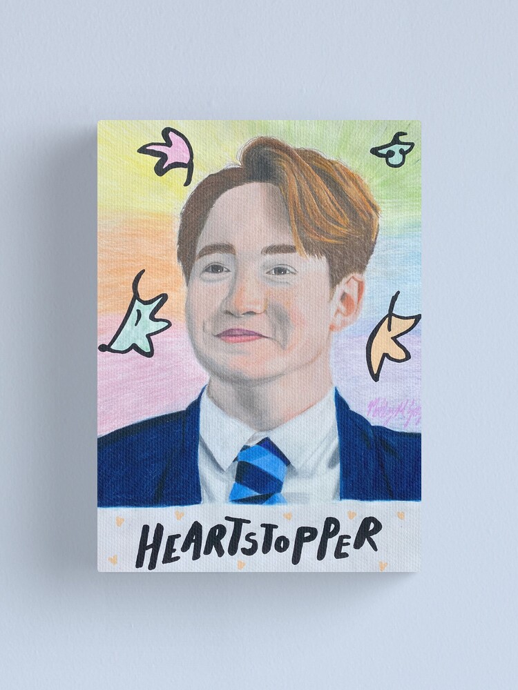 "Kit Connor as Nick Nelson Heartstopper drawing!!" Canvas Print for ...