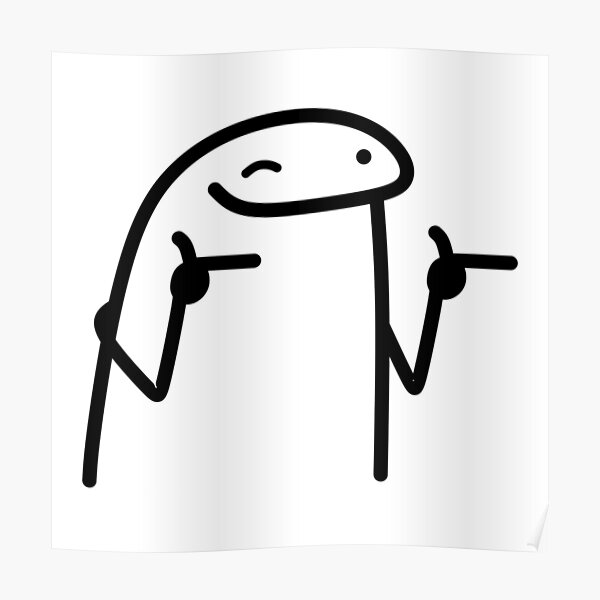 "Flork wink meme stickers " Poster for Sale by ChStockOfficial | Redbubble