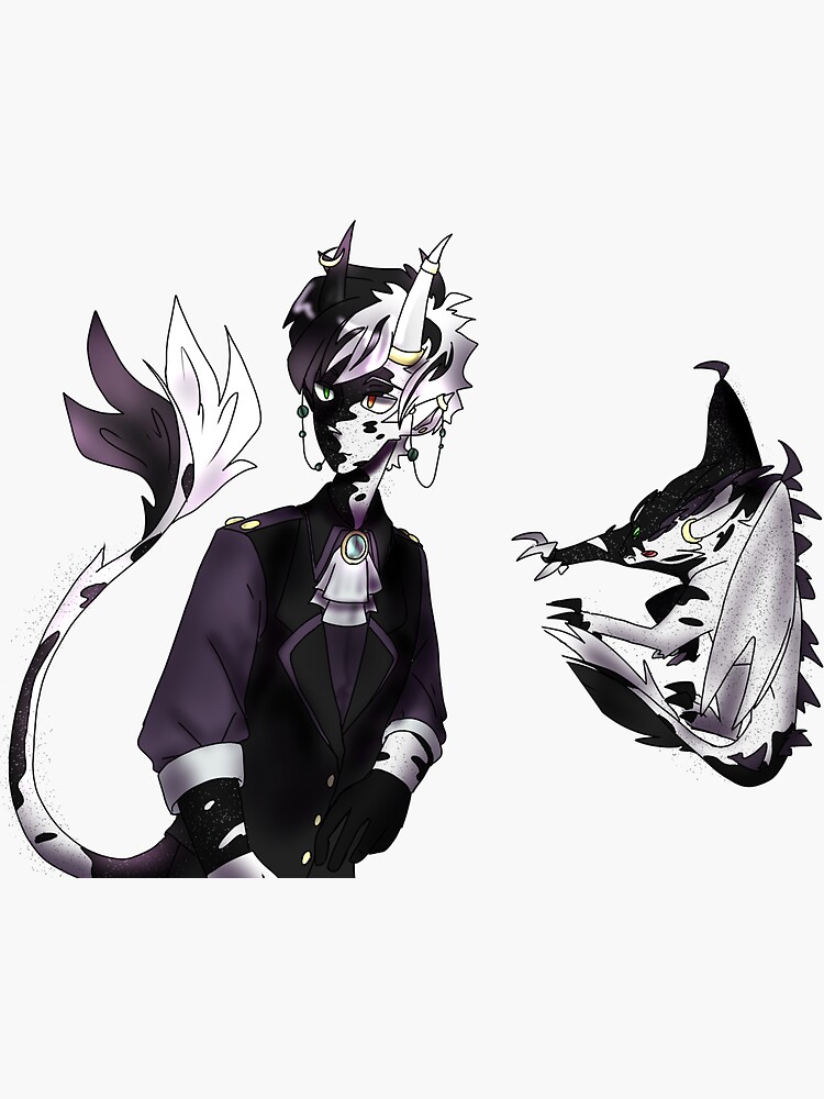 "Dsmp Fantasy Stickers + Pin (Ranboo)" Sticker for Sale by Hazelismo | Redbubble