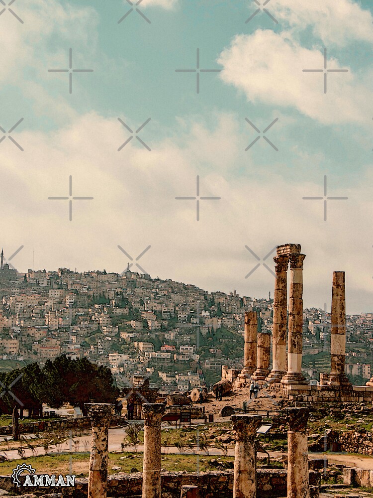 "Amman Jordan City" Sticker for Sale by PostersStickers | Redbubble