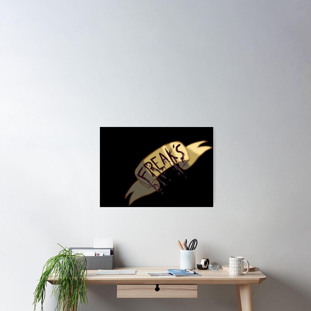 "Freaks Logo" Poster by Lucafear | Redbubble