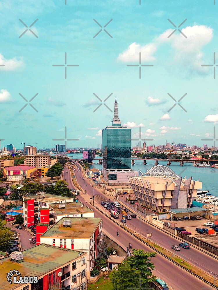 "Lagos Nigeria City" Sticker for Sale by PostersStickers | Redbubble
