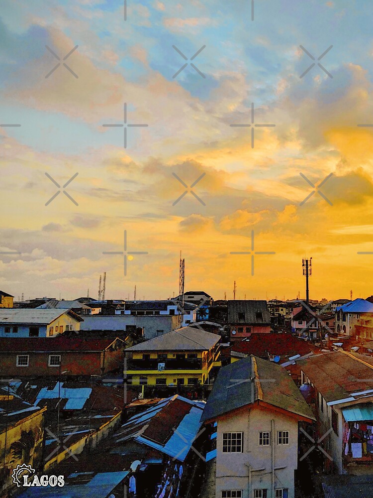 "Lagos Nigeria City" Sticker for Sale by PostersStickers | Redbubble
