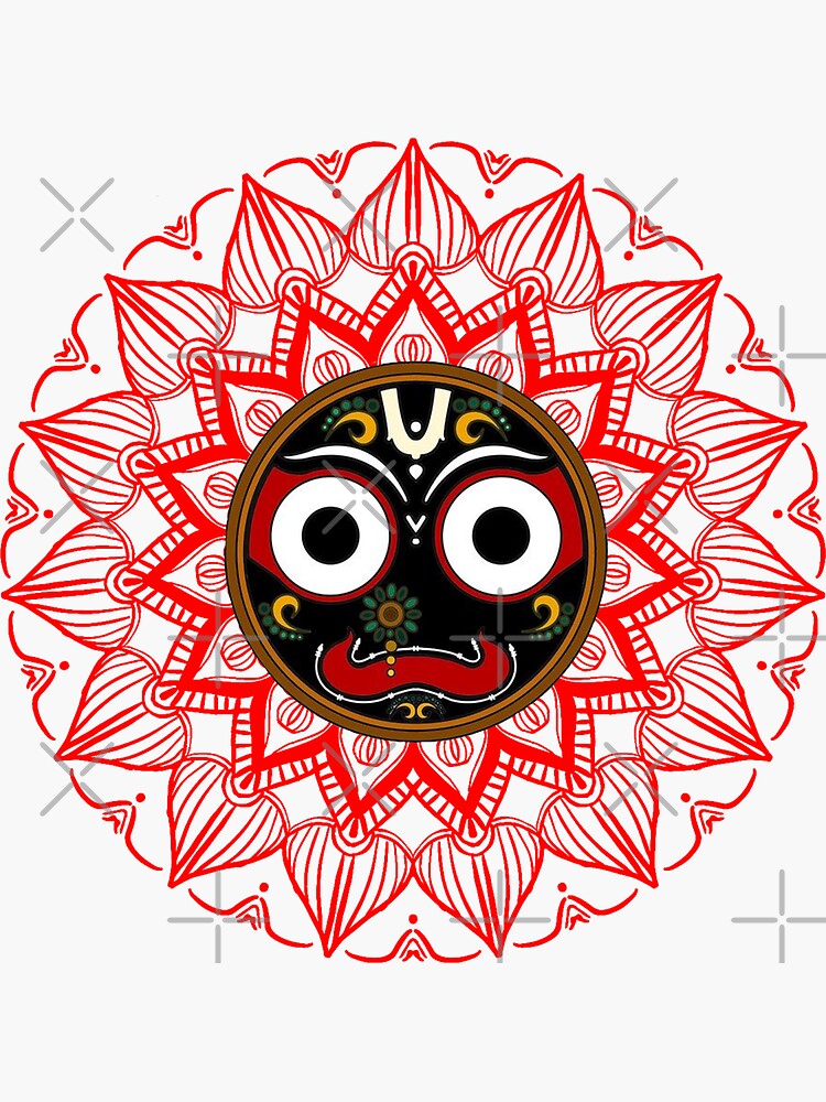 "Jagannath jai Jagannath lord Jagannath ji" Sticker for Sale by ...