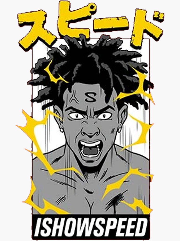 "ISHOWSPEED SPEED GANG SPEEDY i show ishow " Sticker for Sale by ...