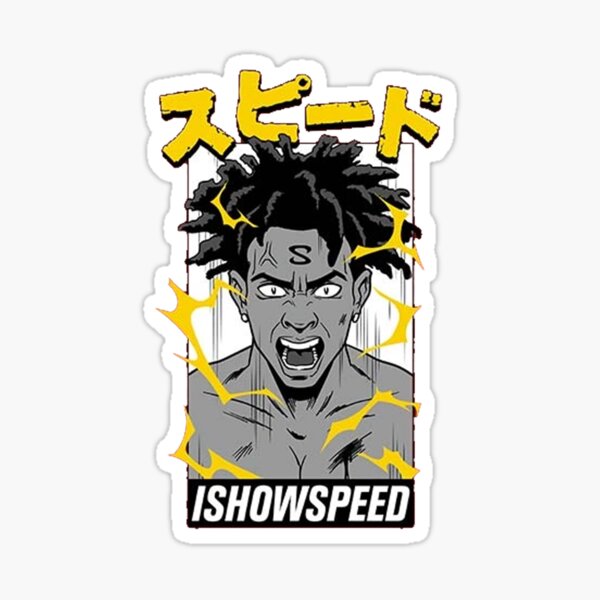 "ISHOWSPEED SPEED GANG SPEEDY i show ishow " Sticker for Sale by ...