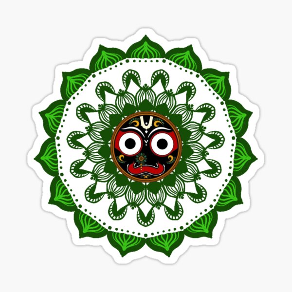 "Jagannath jai Jagannath lord Jagannath ji" Sticker for Sale by ...