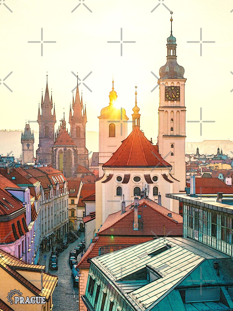 "Prague Czech Republic City" Sticker for Sale by PostersStickers ...