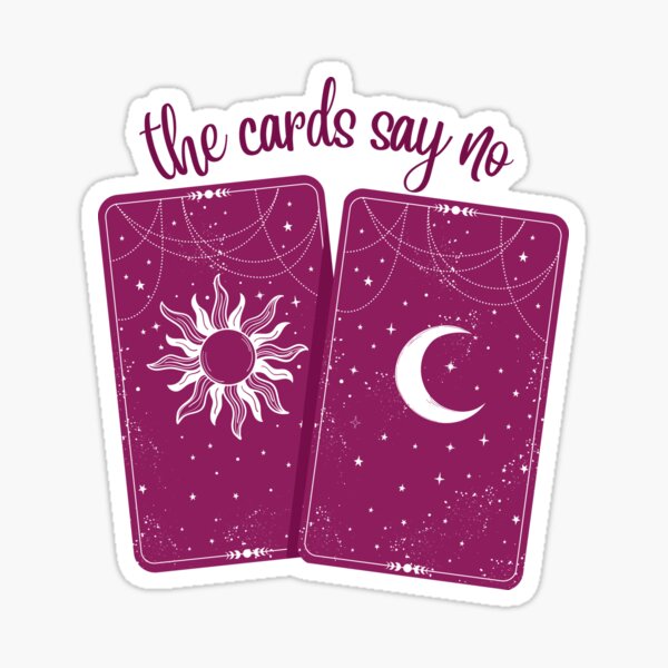 "Tarot Cards Witch Spell Funny for Halloween" Sticker for Sale by ...